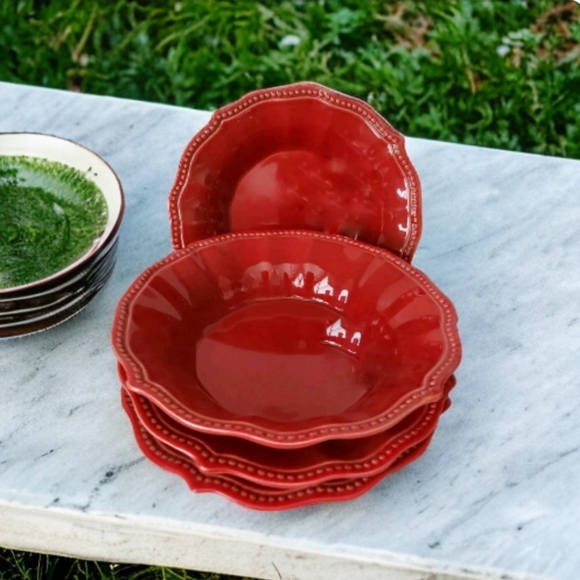 The Pioneer Woman | Dining | The Pioneer Woman Paige Red Bowls | Poshmark
